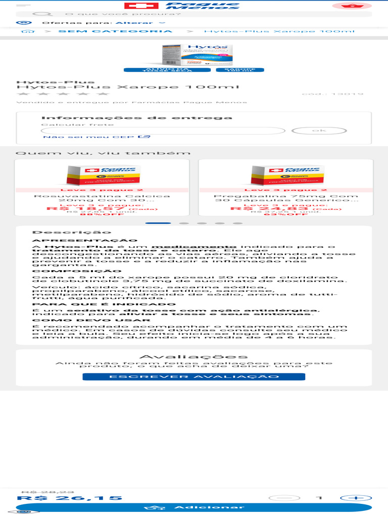 Hytos-Plus: Indicações e Composição | PDF