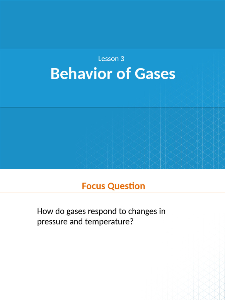 Behaviour of Gases | PDF | Gases | Temperature