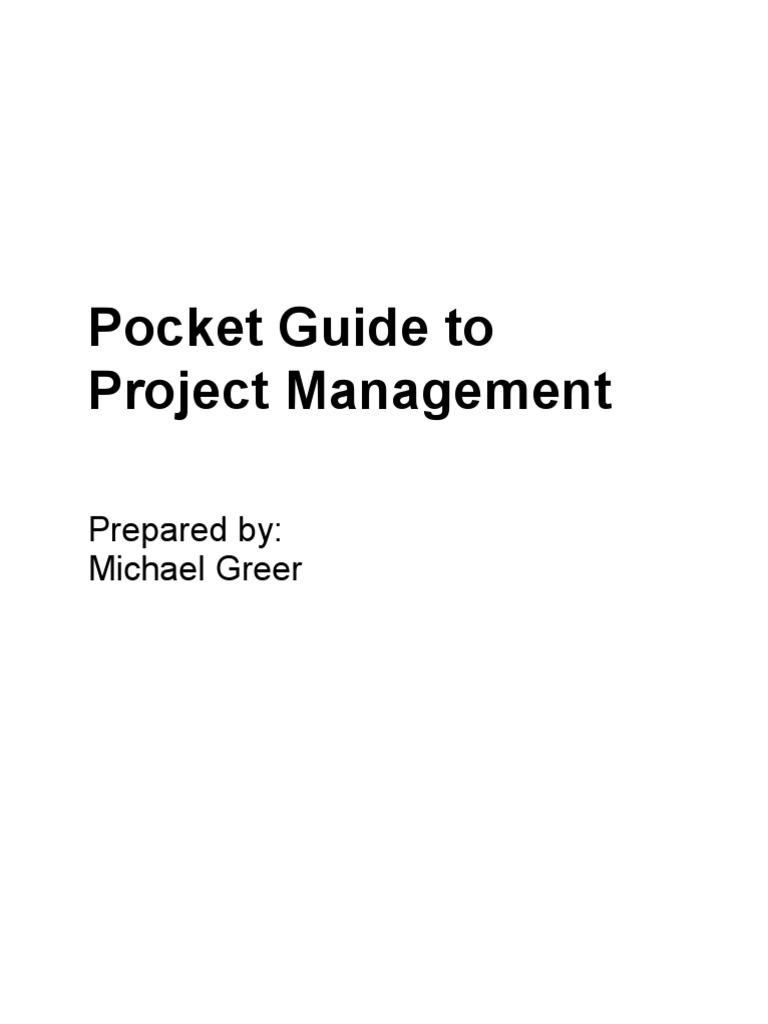 Pocket Guide to Project Management | PDF | Project Management | Product ...
