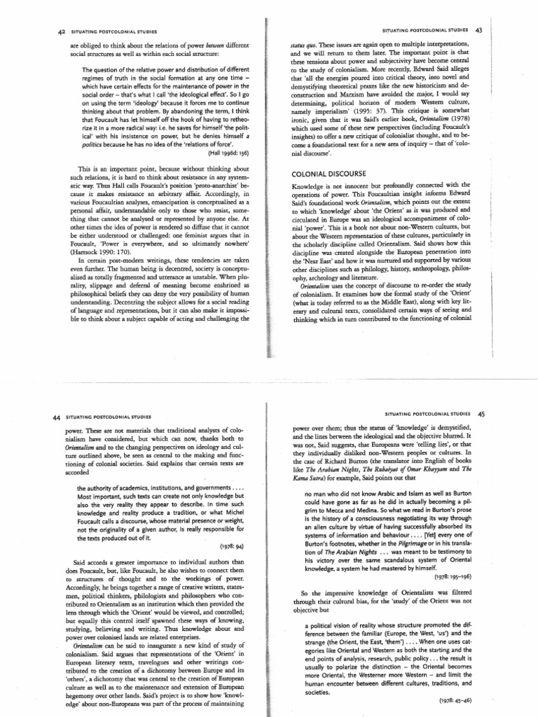 Loomba. Ania - Colonialism - Postcolonialism - (2sections) | PDF