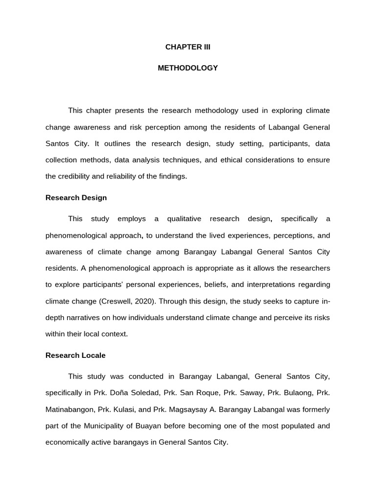 CHAPTER-III_Draft | PDF | Focus Group | Risk