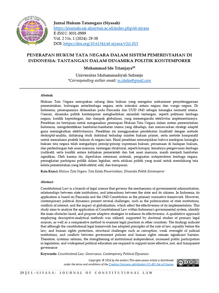 PENERAPAN_HUKUM_TATA_NEGARA_DALAM_SISTEM_PEMERINTA | PDF