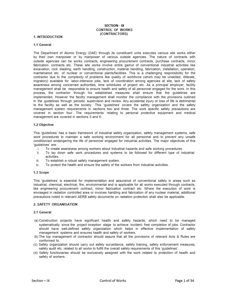 Section 9 | PDF | Occupational Safety And Health | Safety