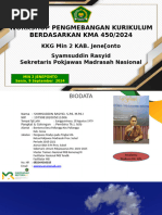 Struktur Kurikulum KMA 450 Tahun 2024 | PDF