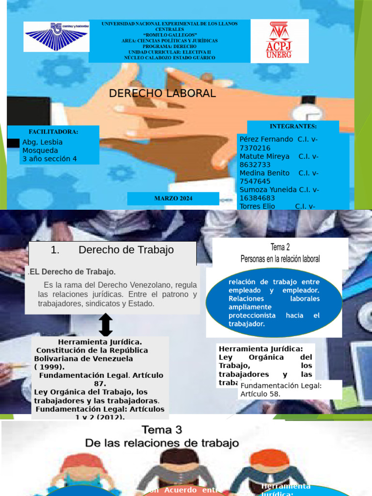 Diapositiva de Derecho Laboral Grupo#6 | PDF | Salario | Derecho laboral