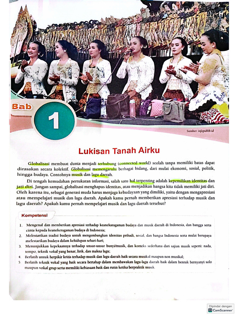 1 Catatan SBK - Bab 1 - Kls 8 GANJIL | PDF