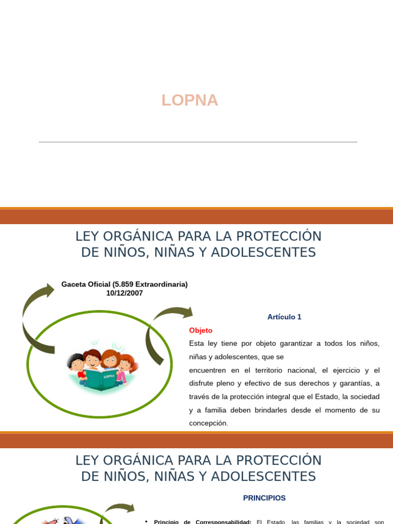 LOPNA | PDF | Gobierno | Justicia