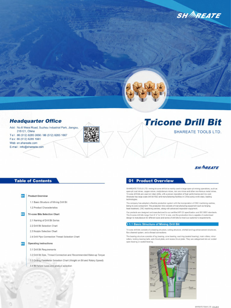 （已压缩）1-Mining Tricone Bit | PDF
