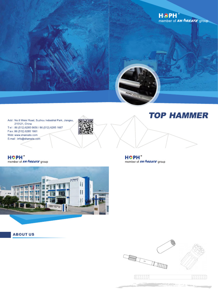（已压缩）5-1 TOP HAMMER catalogue. | PDF | Drilling | Drill