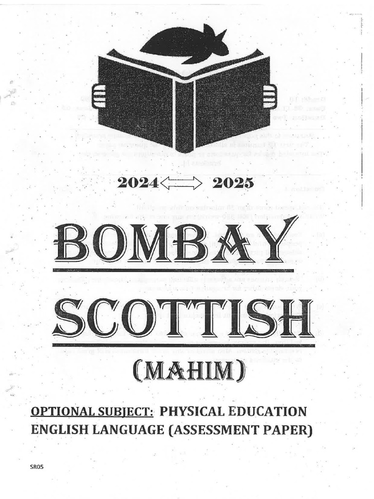 Bombay Scottish Preliminary Examination | PDF