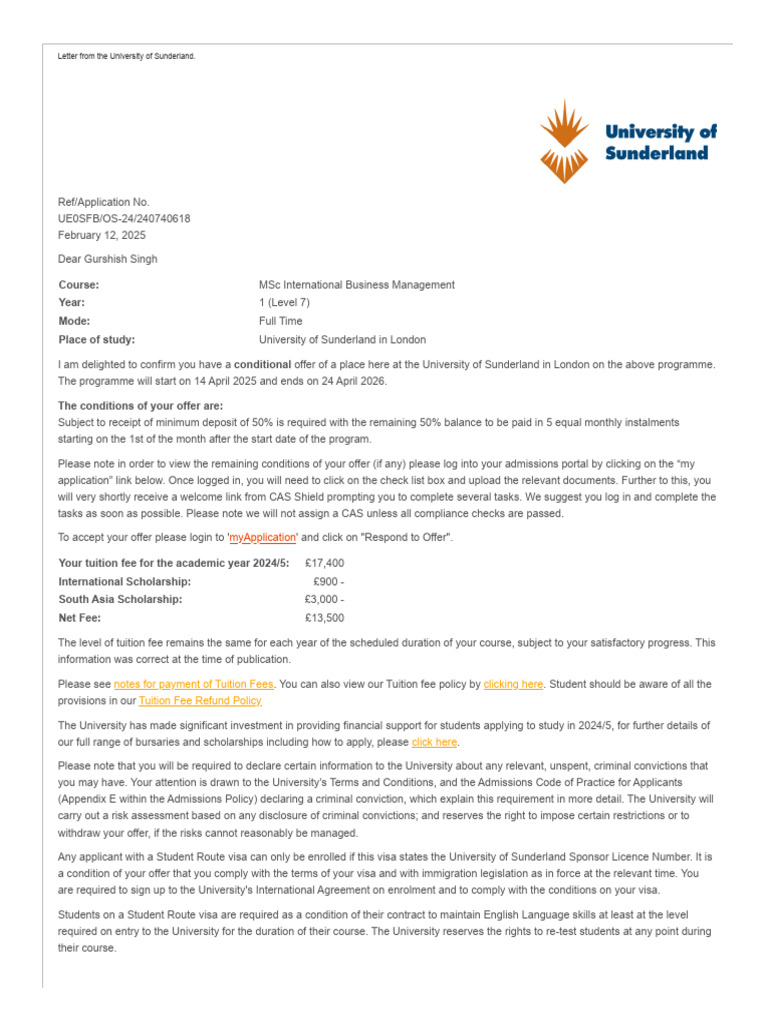 Updated_Offer_letter | PDF | Travel Visa