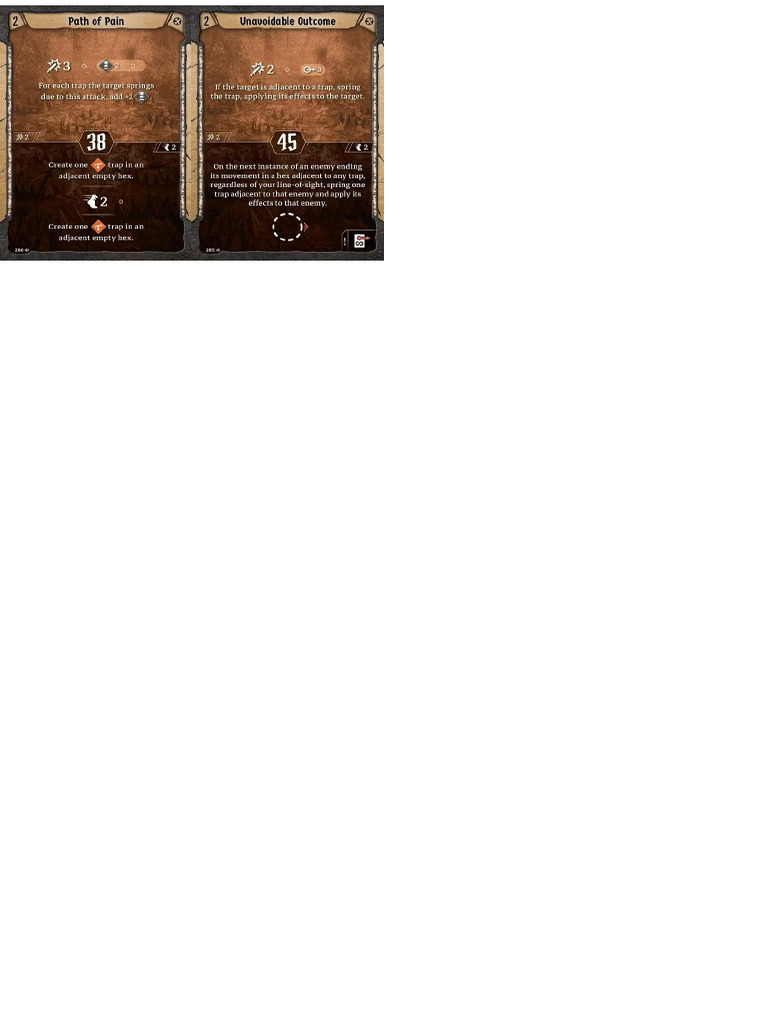 Frosthaven Trapper level 2 cards | PDF