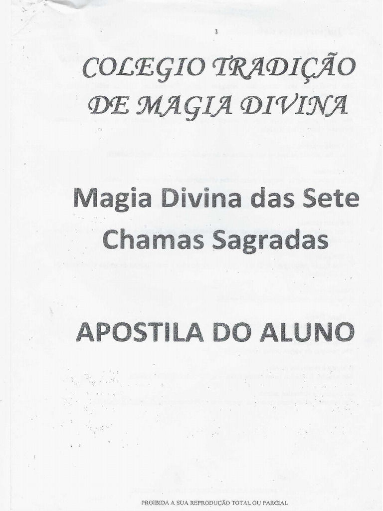 Magia Divina 7chamas | PDF