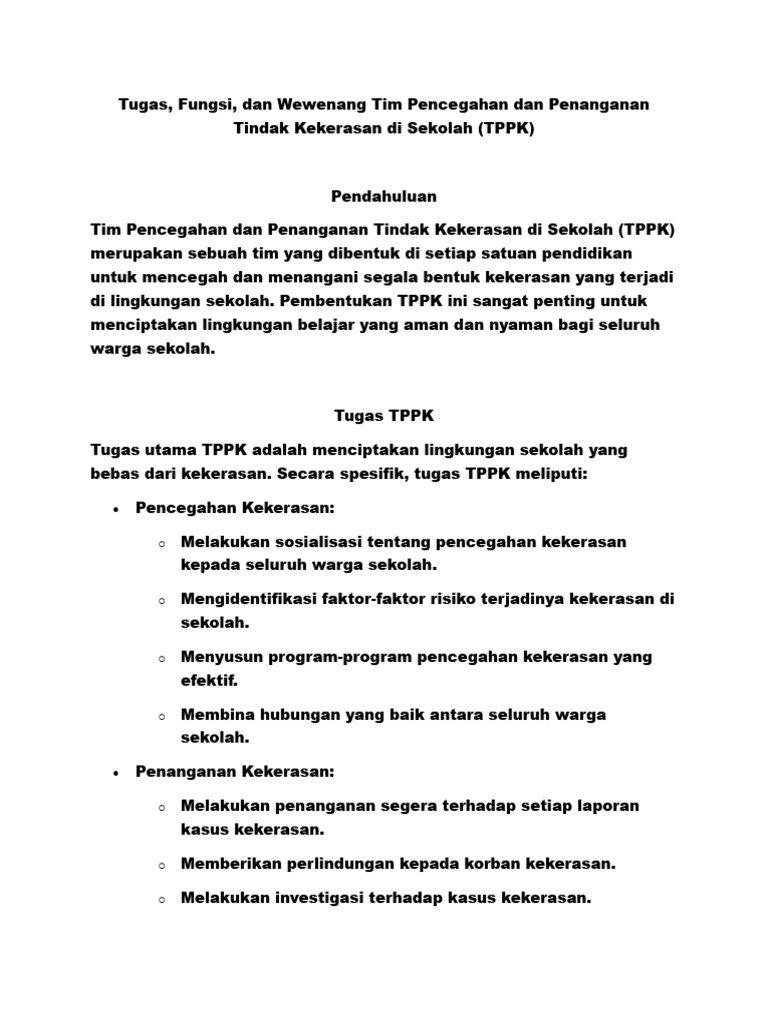 TPPK | PDF