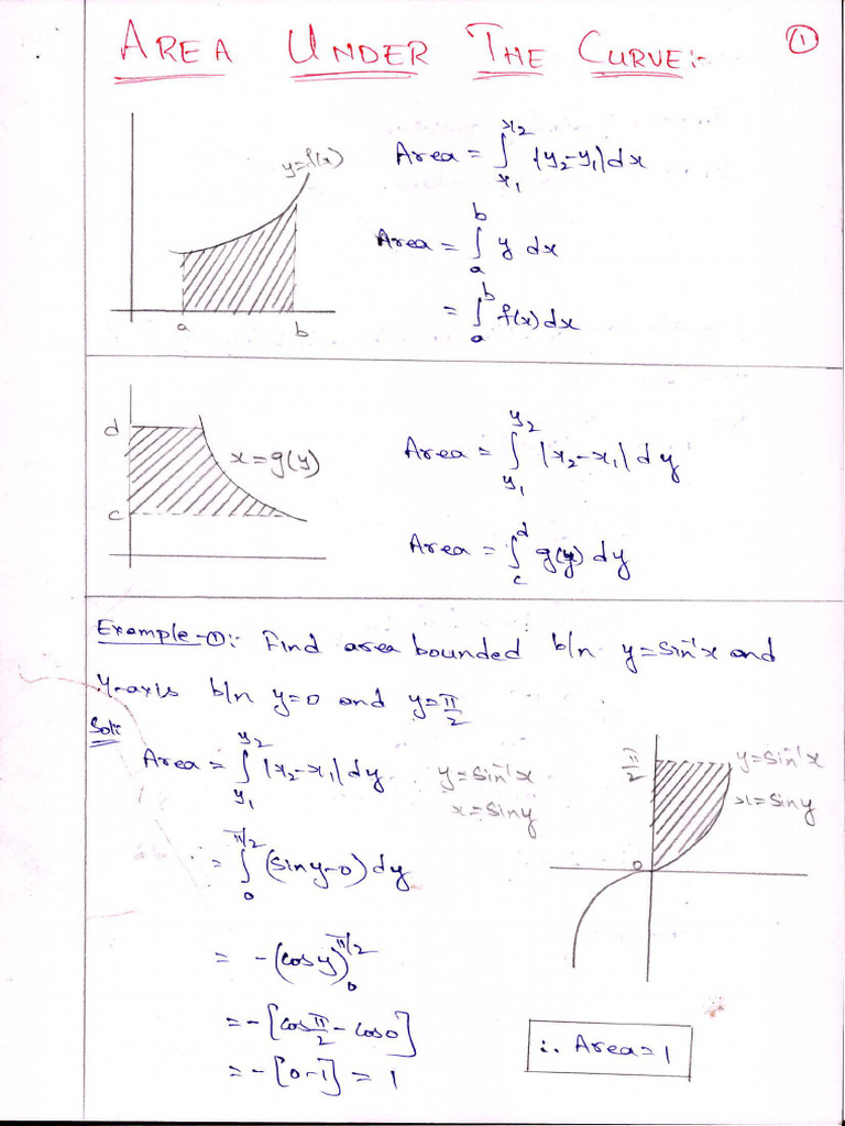 09 - Area Under The Curve | PDF
