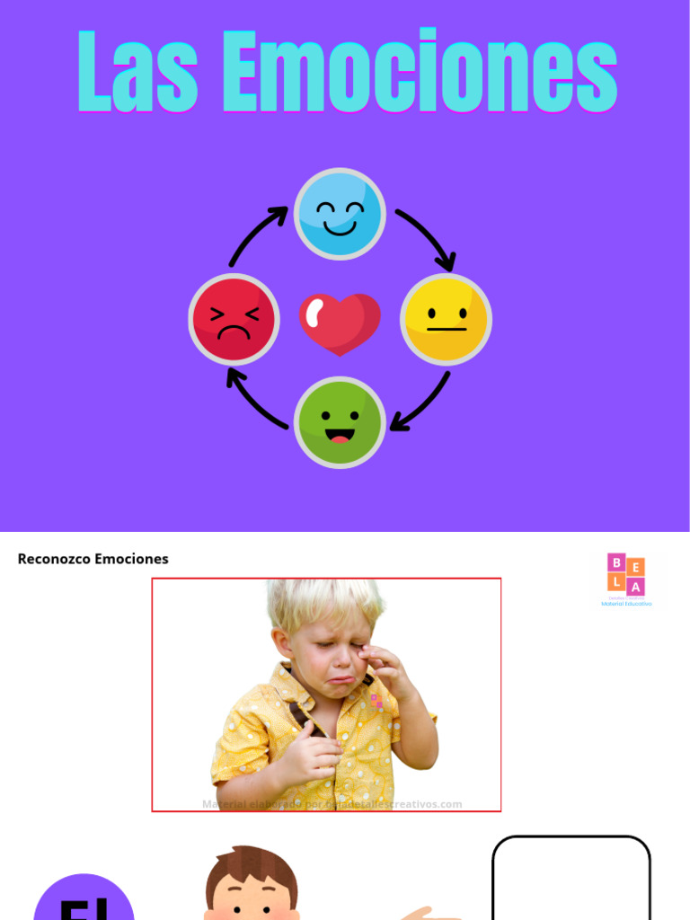 Caritas De Emociones Para Niños Pdf