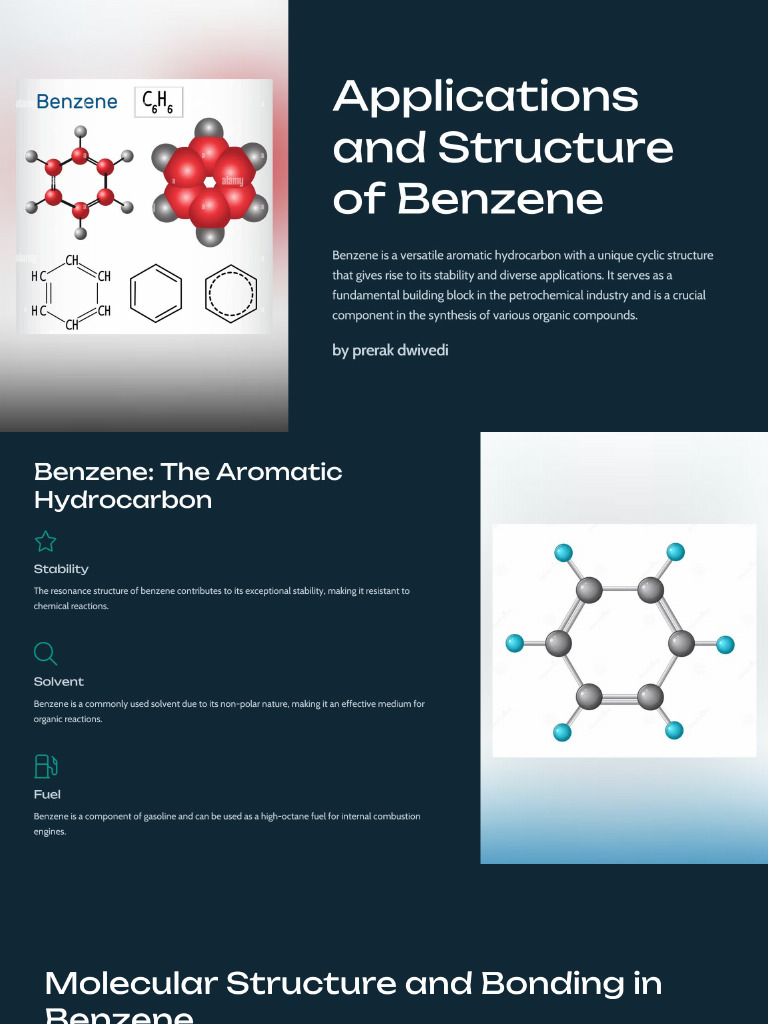 Applications-and-Structure-of-Benzene | PDF