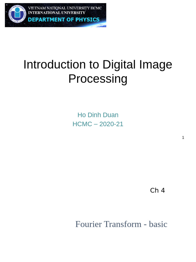Understanding Fourier Transform Basics | PDF | Discrete Fourier ...