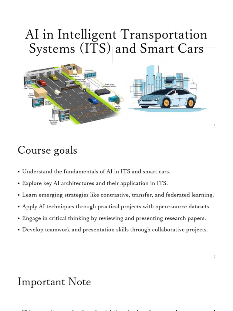 AI for ITS | PDF | Machine Learning | Artificial Intelligence