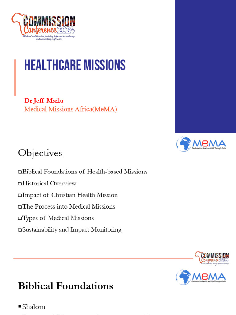 Healthcare Missions | PDF