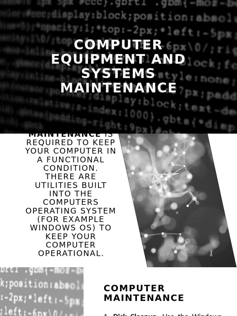 System Maintenance | PDF | Antivirus Software | Spyware
