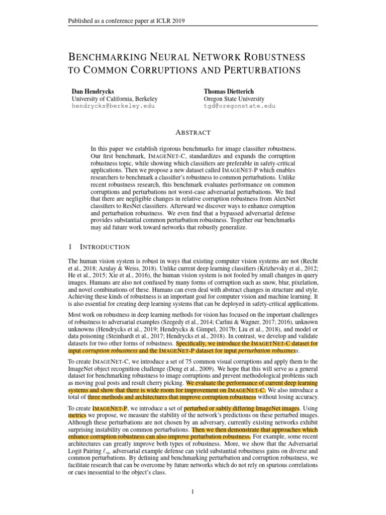 Benchmarking Neural Network | PDF | Robust Statistics | Learning