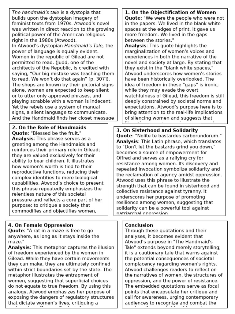 handmaids tale women | PDF | Feminism | Gender Studies