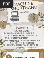 Machine Shorthand | PDF