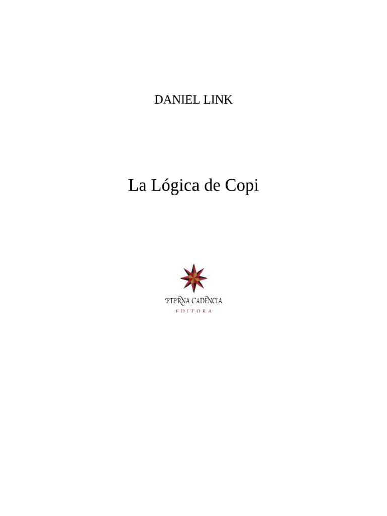 Link - Lógica de Copi | PDF