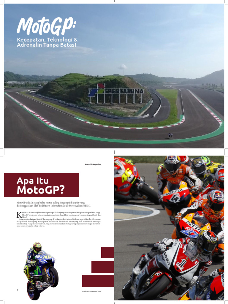 MOTOGP Magazine Layout by Rico Aji Febriansyah | PDF