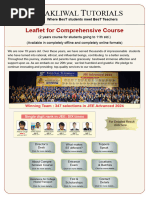 Foundation Advanced 2025 Leaflet | PDF | Lecture | Teachers