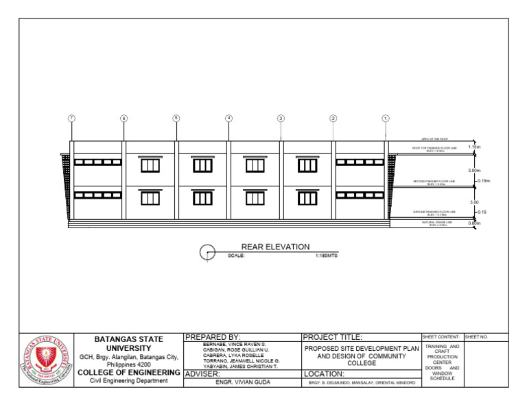Dorm Elev Sections Layout2 | PDF