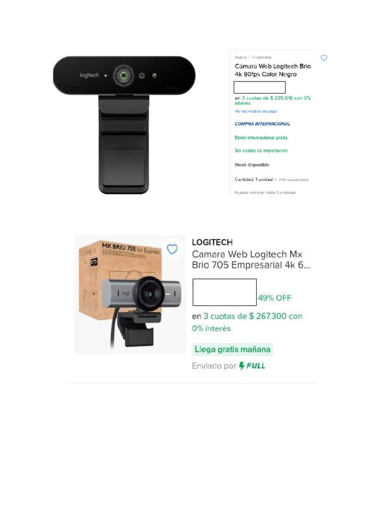 Camaras Logitech | PDF
