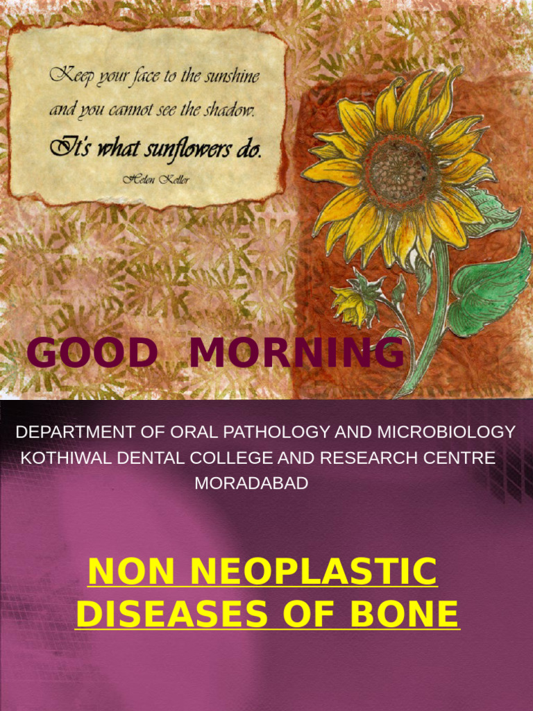 Non-Neoplastic Bone Diseases Overview | PDF | Bone | Inflammation