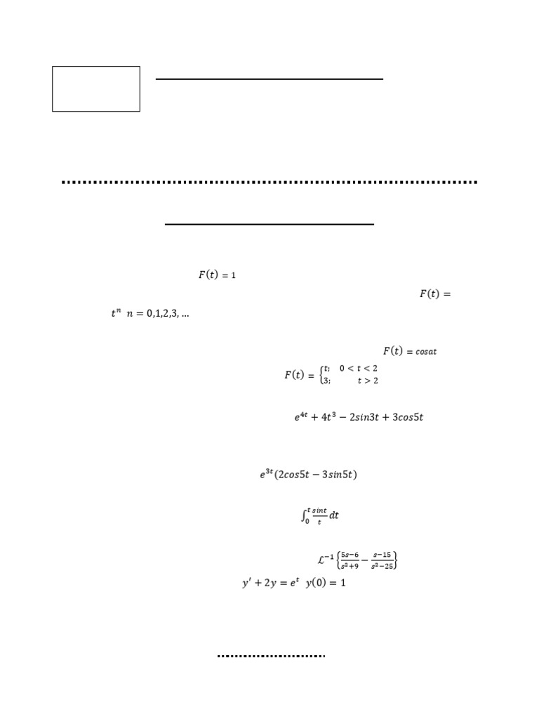 Mathematics III (3B), Spring 2024 (MFR) | PDF