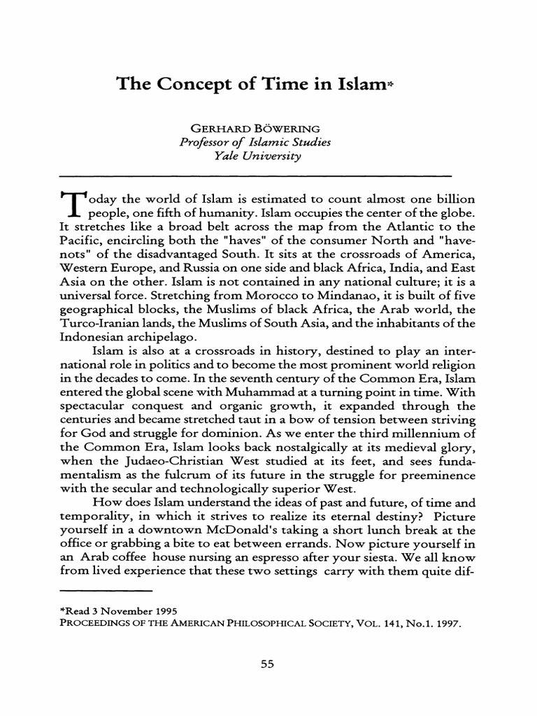 Understanding Time in Islam | PDF | Quran | Islam