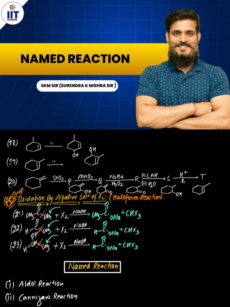 Named Reaction - L-01 (Class Notes) - Miscellaneous Reaction | PDF