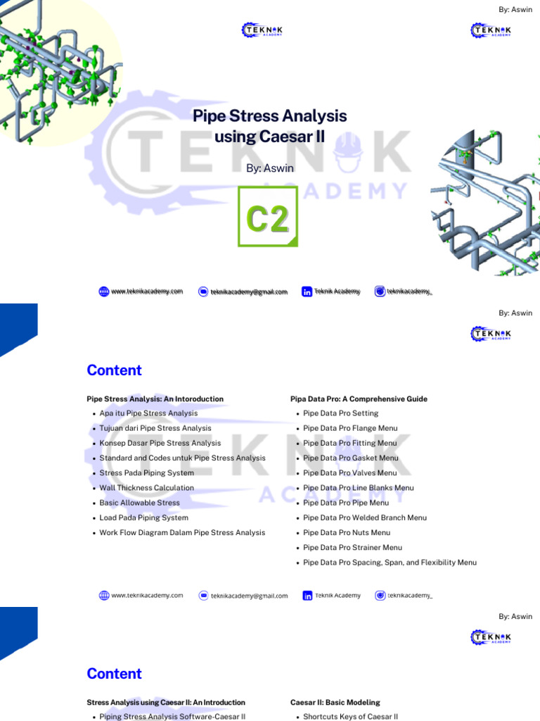 PPT Pertemuan 1 Pipe Stress Analysis | PDF