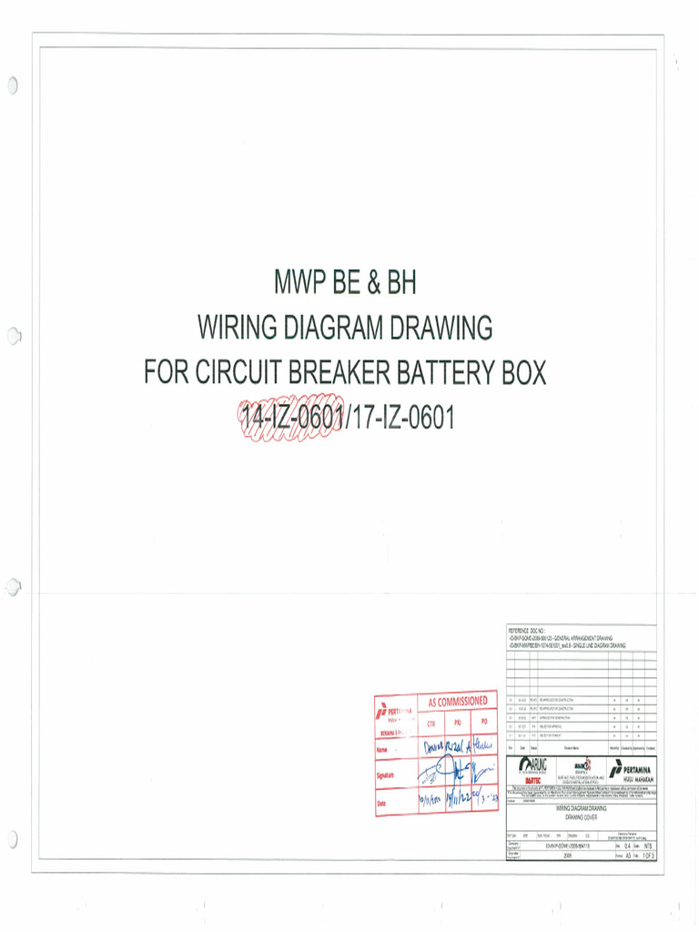 MWP-BH Wiring CB Box 24vdc Main DB | PDF