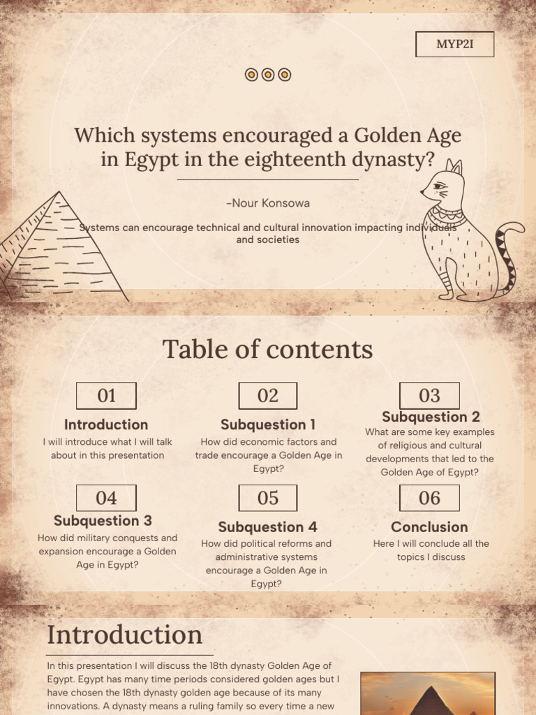 Copy of Ancient Egypt - Social Studies - 6th Grade by Slidesgo | PDF ...