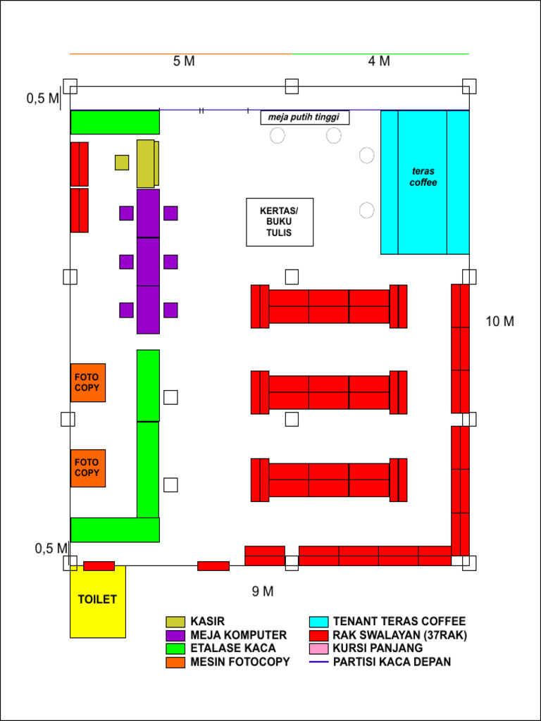 Denah Toko 3_114622 | PDF
