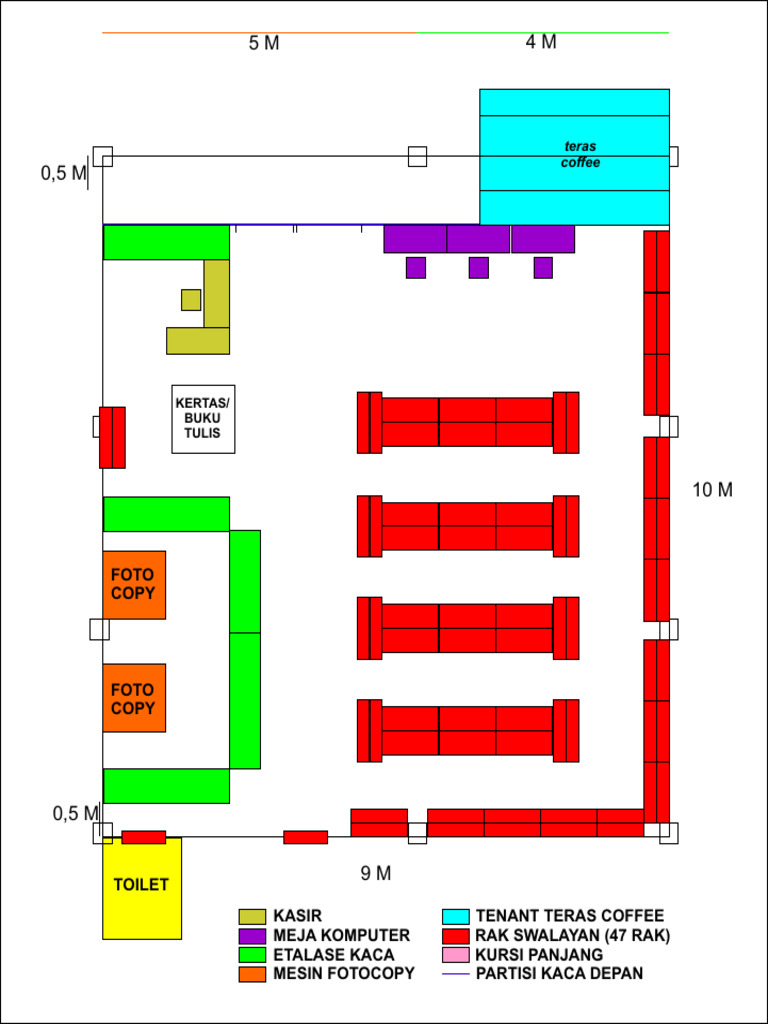 Denah Toko 2 - 103336 | PDF