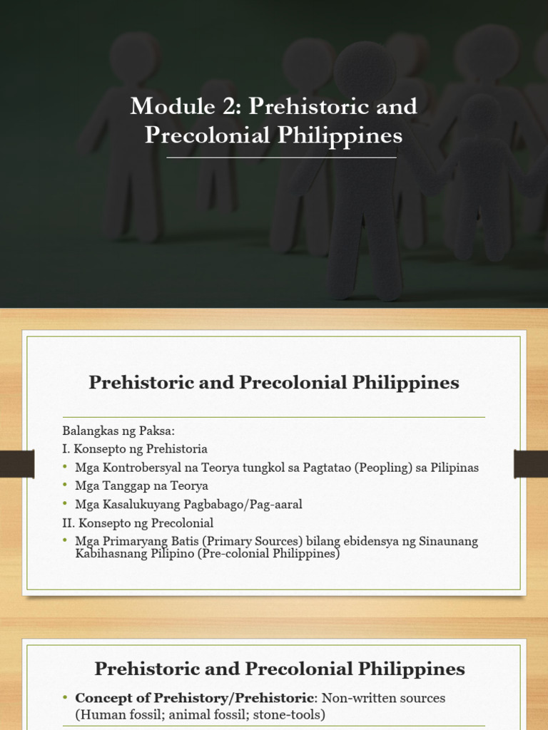 Pre-Historic & Pre-Colonial (Summary) | PDF