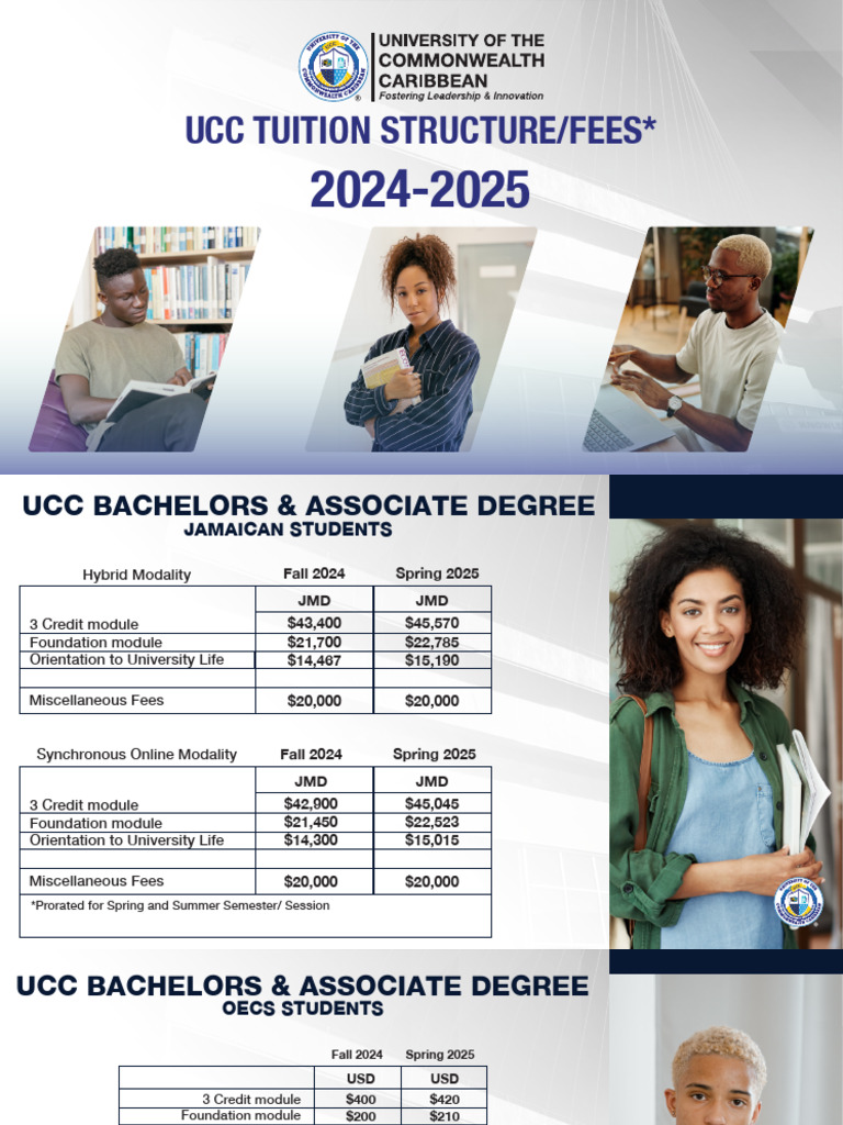 UCC Tuition Fees 2024-2025 Breakdown | PDF | Tuition Payments | Fee
