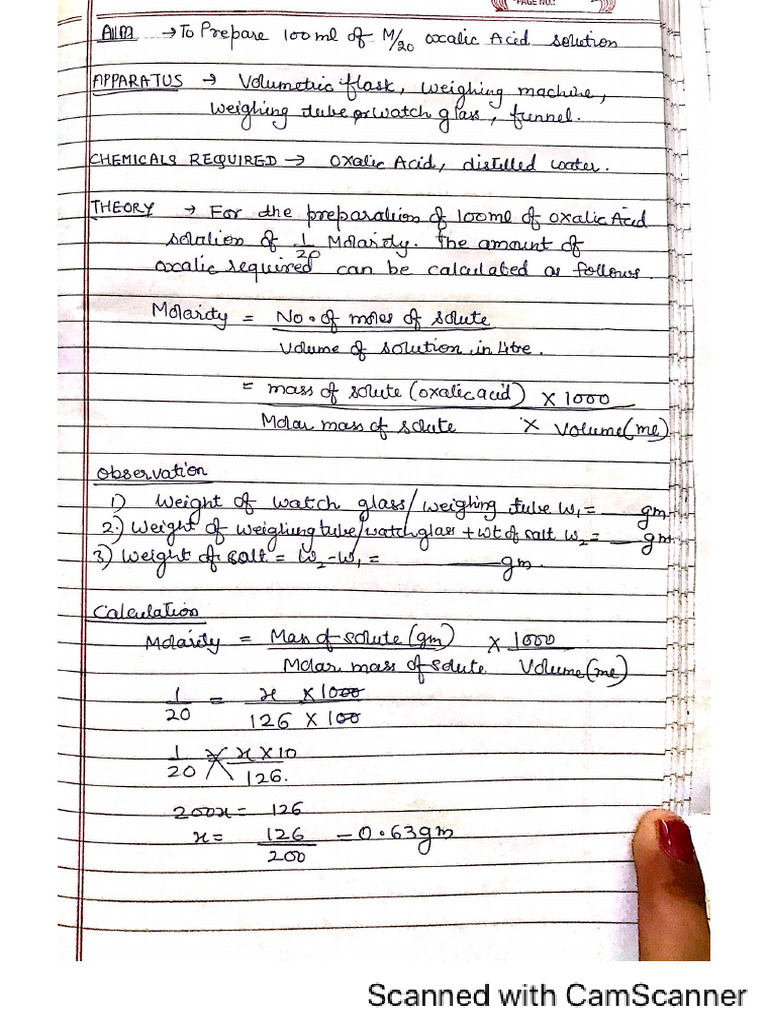 prep oxalis acid | PDF