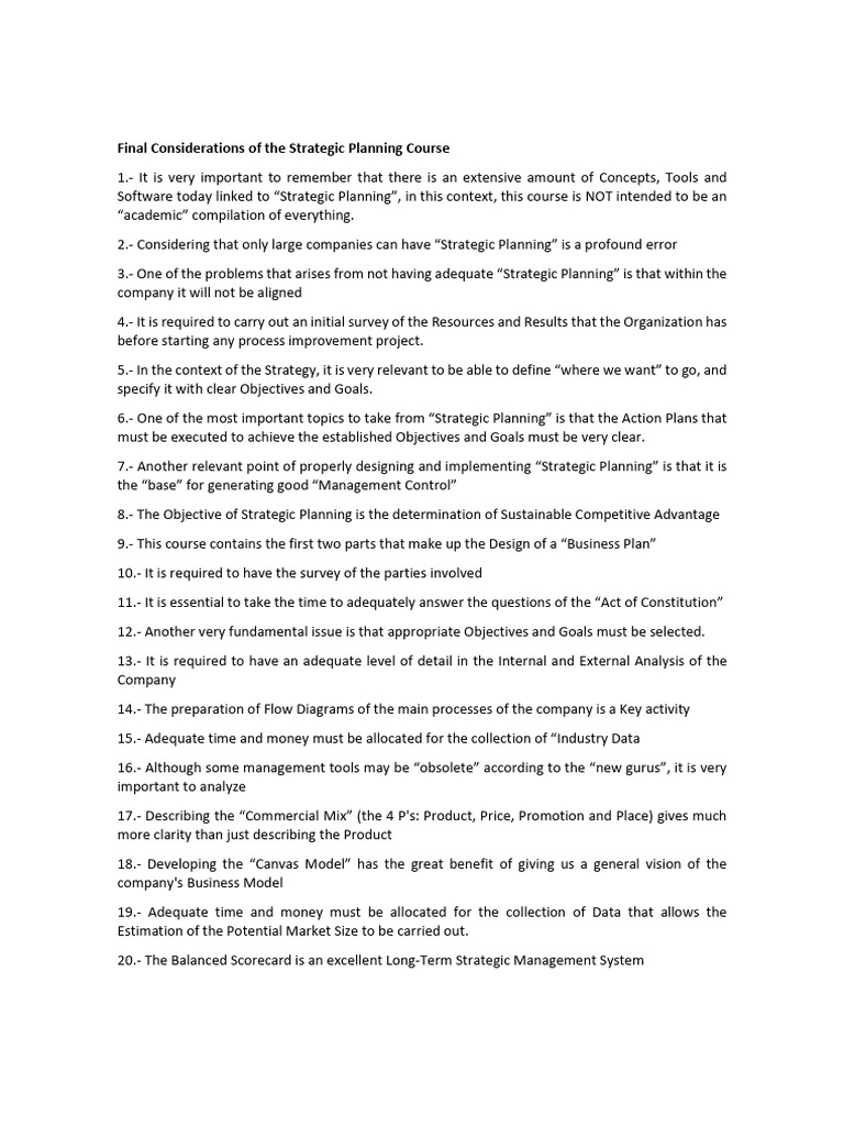 39 - Final-Considerations-for-the-Strategic-Planning-Course | PDF ...