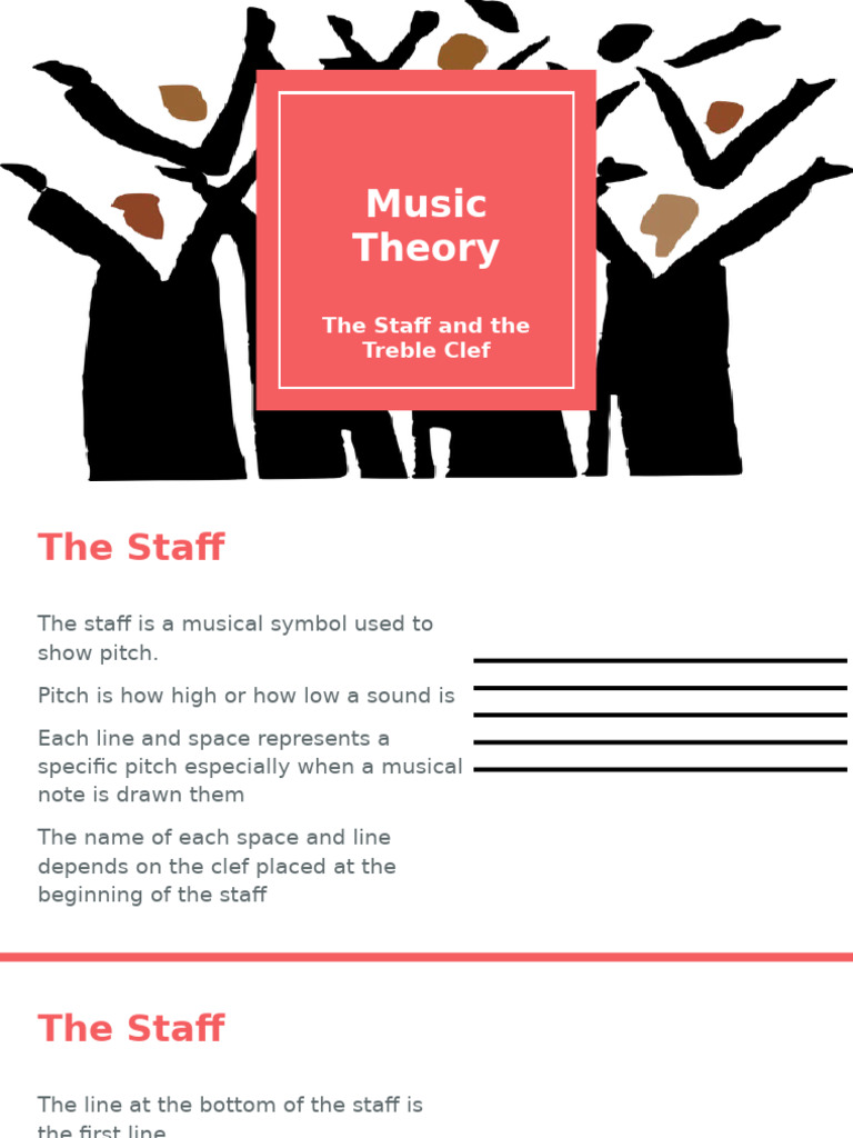 Grade 1 Music Theory The Staff and Treble Clef | PDF