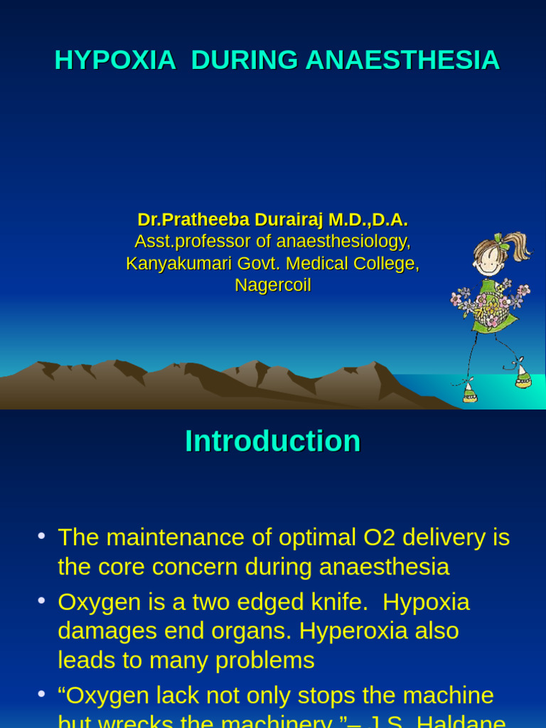 Intraoperative Hypoxia | PDF | Anesthesia | Diseases And Disorders