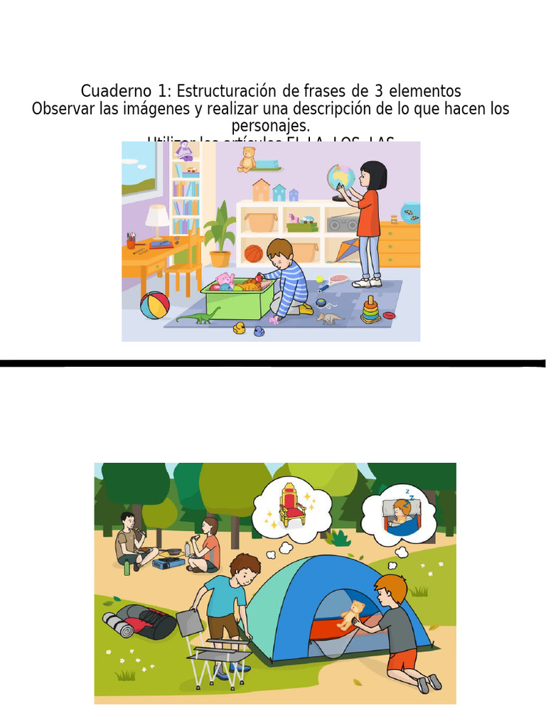 Estructuración de Frases con Artículos | PDF