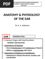 Gr.12 Life Sciences The Ear | PDF | Ear | Auditory System